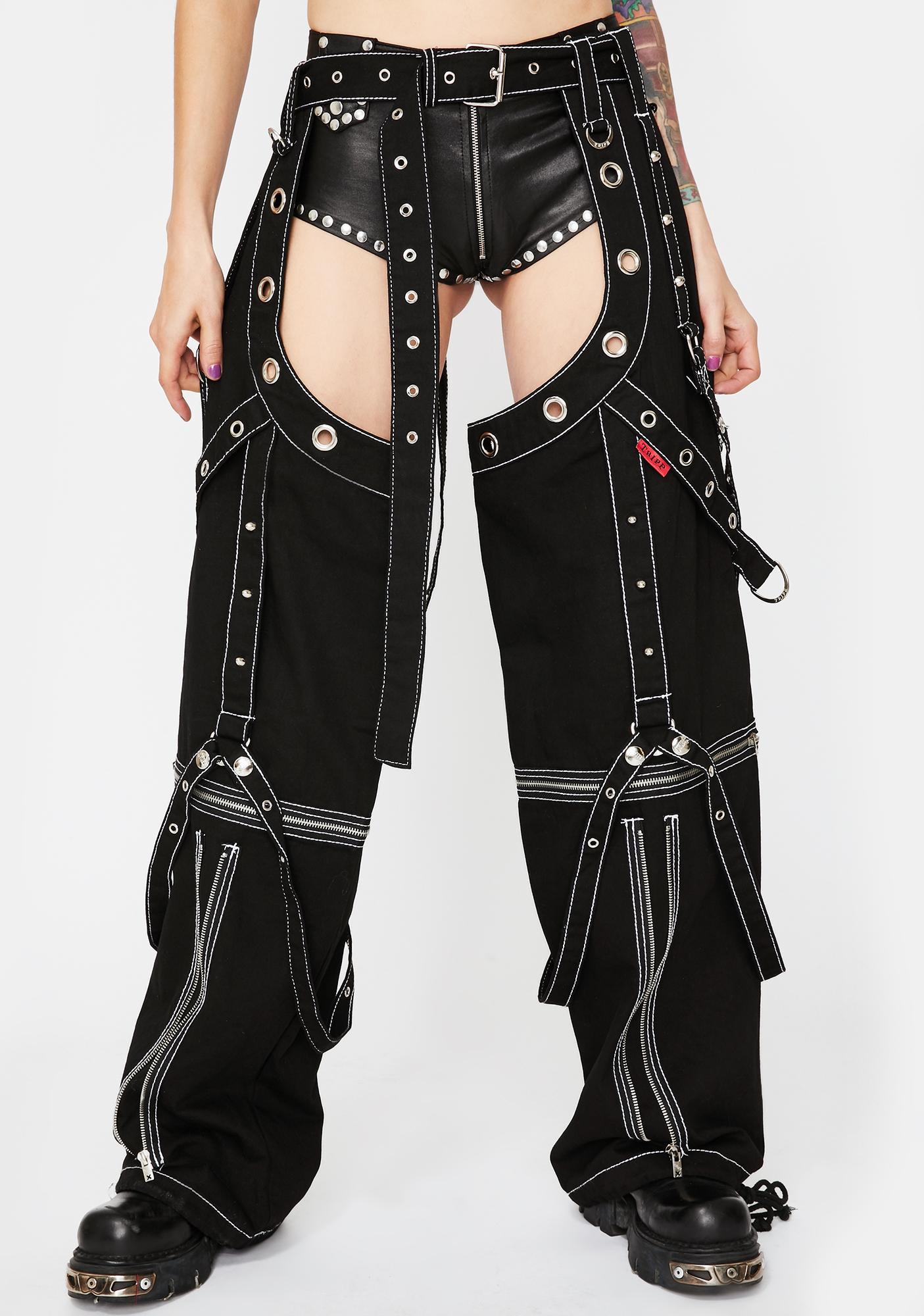 Tripp NYC Darkstreet Bondage Chaps | Dolls Kill