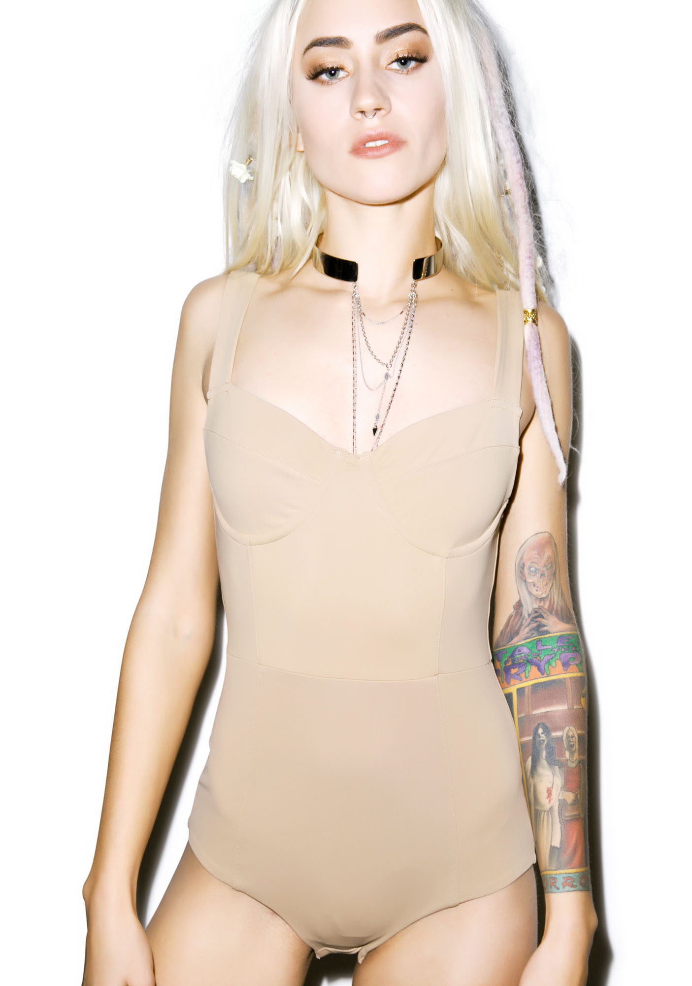 For Love And Lemons Show Off Solid Bodysuit Dolls Kill