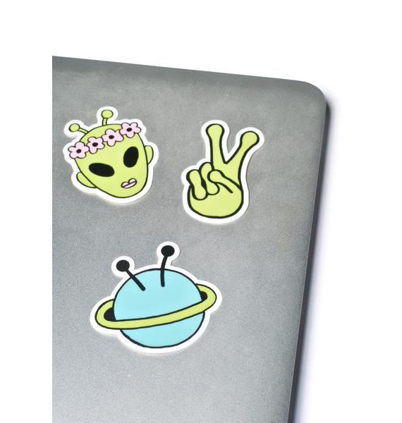 Alien Sticker Pack | Dolls Kill