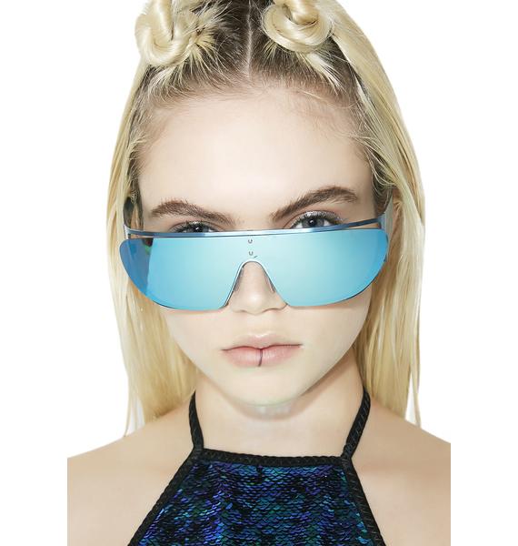 Rad And Refined Blue Moon Terminator Sunglasses Dolls Kill