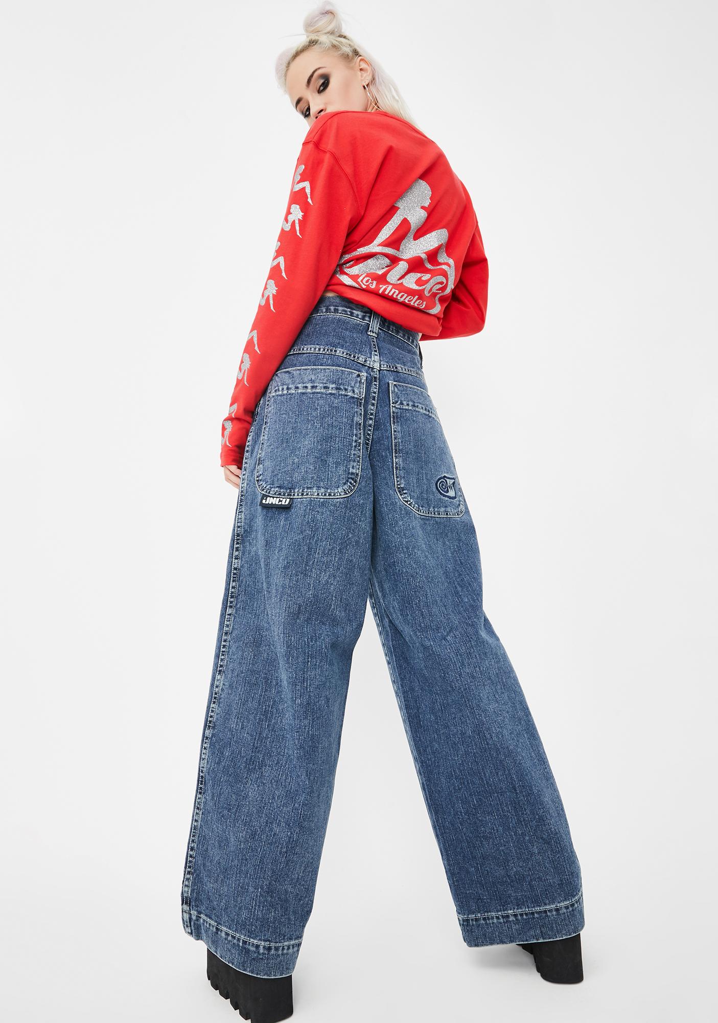 JNCO 101 Twin Cannon Wide Leg Jeans | Dolls Kill