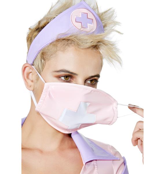 Pink Sexy Nurse Mask Dolls Kill