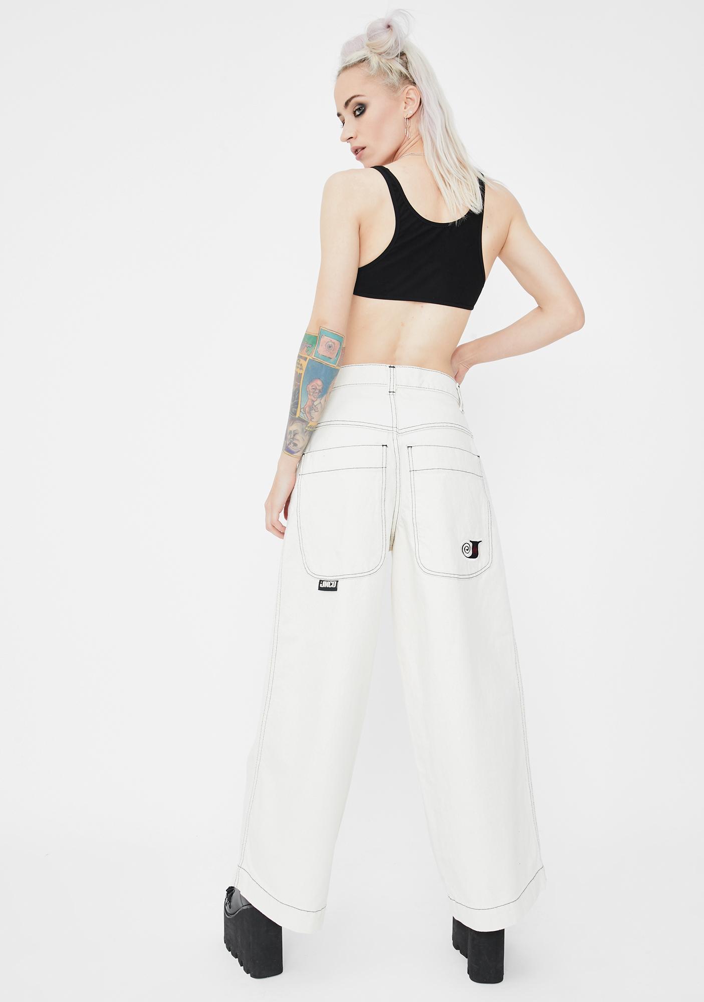 JNCO Natural 101 Twin Cannon Wide Leg Jeans | Dolls Kill