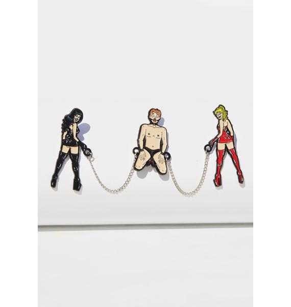 Geeky And Kinky Lets Get Kinky Enamel Pin Dolls Kill