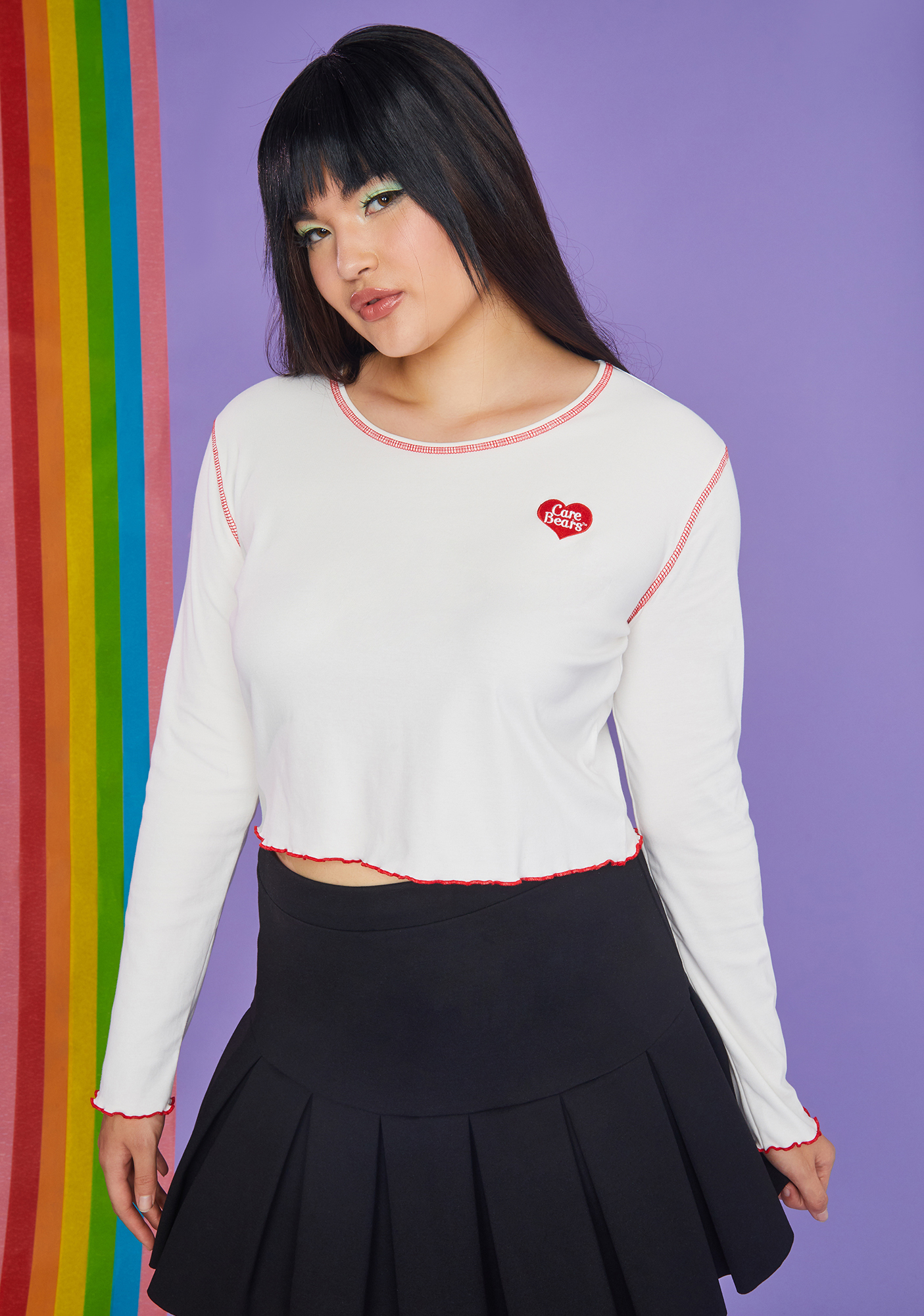 Plus Size Dolls Kill X Care Bears Corduroy Embroidered