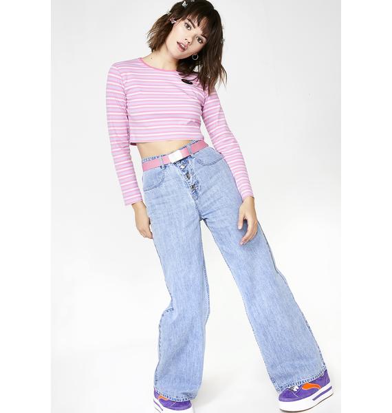 Delia S By Dolls Kill Like Its 1999 Wide Leg Jeans Dolls Kill