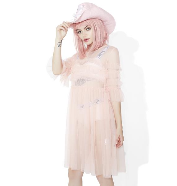 Glamorous Sheer Ruffle Smock Dress | Dolls Kill Glamorous Sheer Ruffle Smock Dress | Dolls Kill